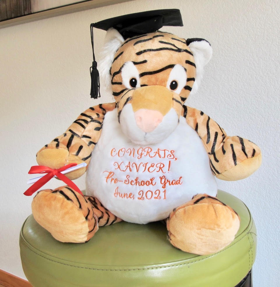 Embroidered Stuffed Animals - old - Ooh How Pretty Embroidery Art